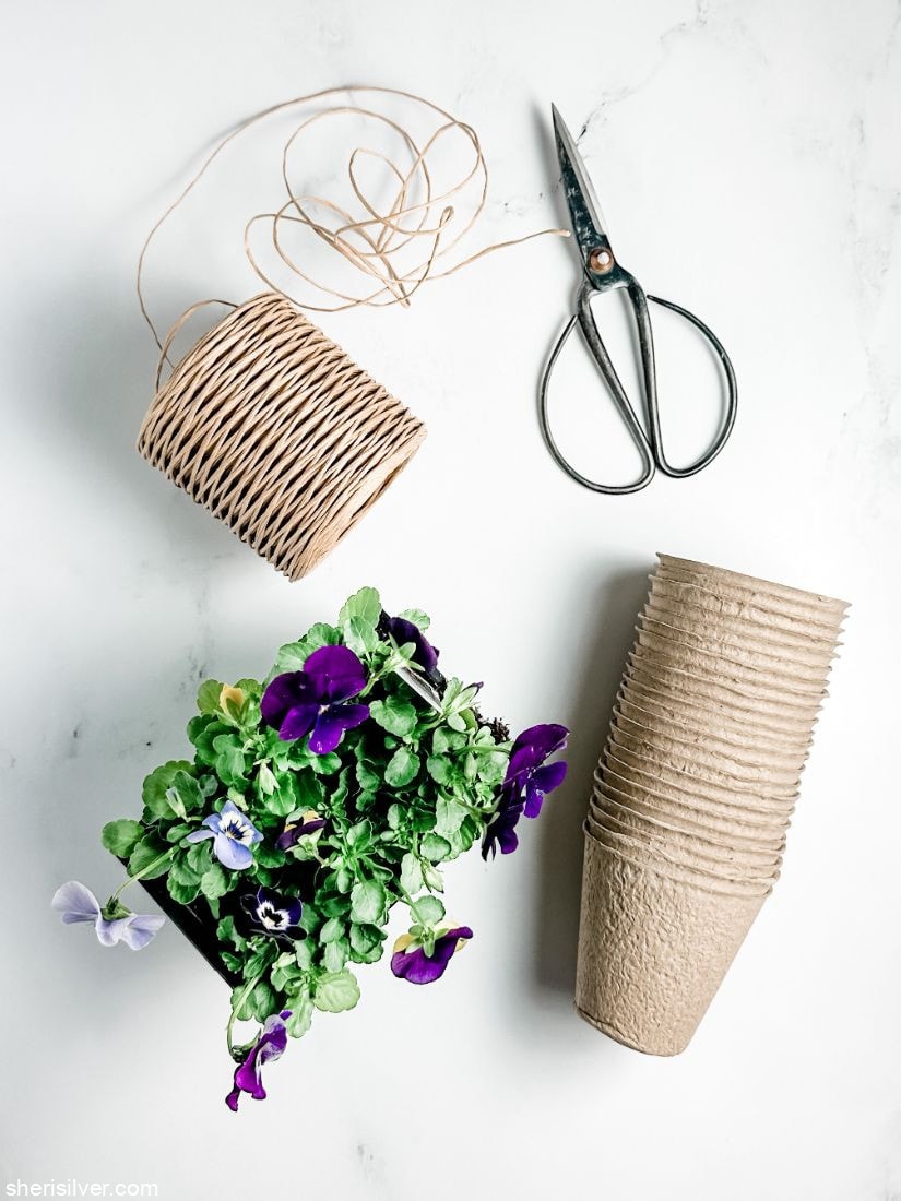 make & gift these easy plantable pots for earth day! | sheri silver