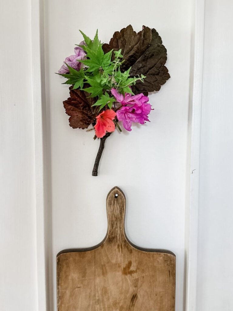 how to make a diy nature weaving (perfect for kids)! | sheri silver