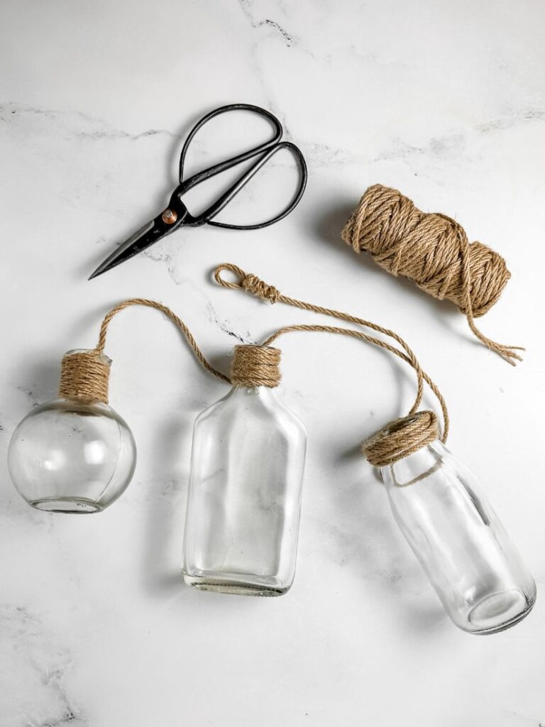 make these easy & stylish upcycled hanging vases! | sheri silver