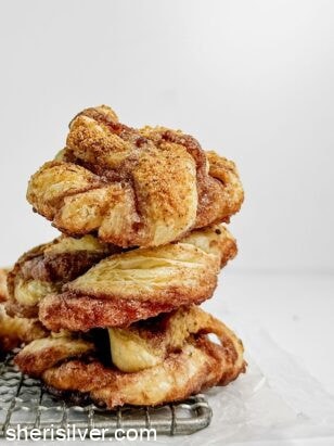 easy puff pastry spirals! | sheri silver