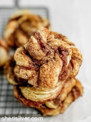 easy puff pastry spirals! | sheri silver